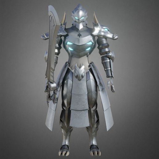 🐉 Overlord Tsaindorcus Vaision Platinum Dragon Lord Full Armor for ...
