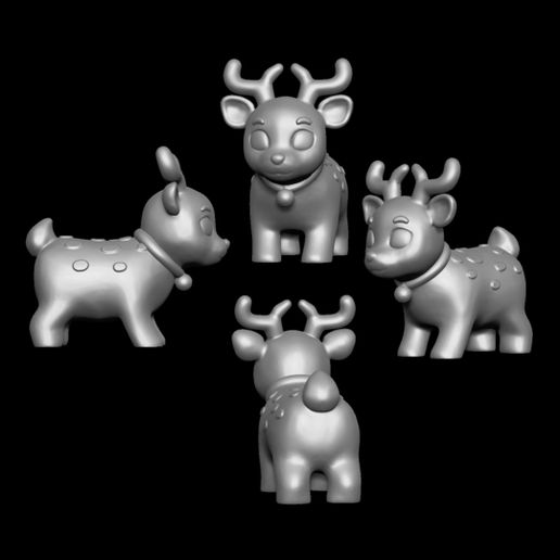 STL file deer 🦌 ・3D print design to download・Cults