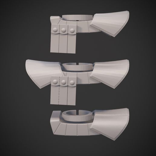 ⭐ PAULDRON SET FOR CLONE MINIFIGURES - STAR WARS BLOCK CONSTURCTION TOY COMPATIBLE・ OBJ File for ...