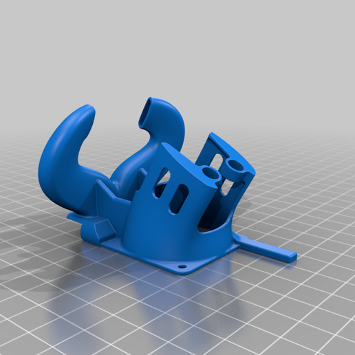 🕷️ Spider Hot End Duct (4010 Fan)・Free 3D File for ・Cults