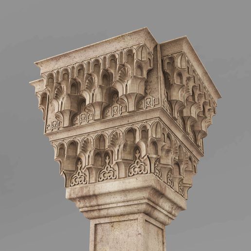🕌 Muqarnas Architectural Set - Vol 10 - 4 Models・ 3D File for 3D ...