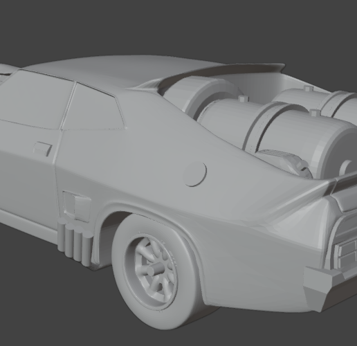 🚙 Ford Falcon Interceptor (Mad Max 2)・ STL File for 3D printing・Cults