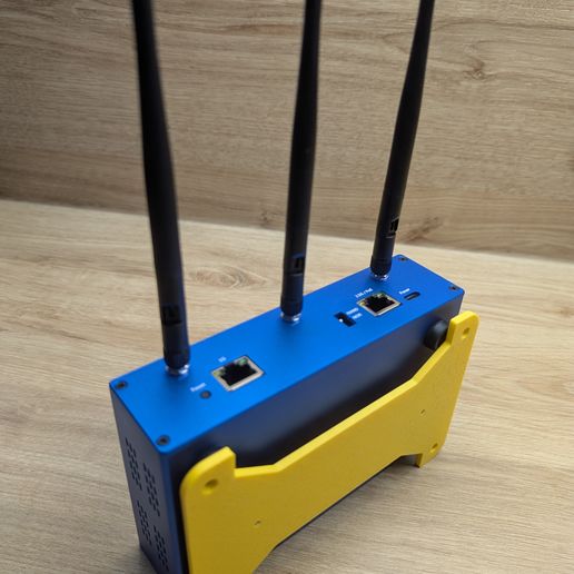 🔌 OpenWrt - One wall mount・ STL File for 3D printing・Cults