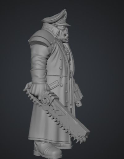 🎲 Commissar Ork・ STL File for 3D printing・Cults