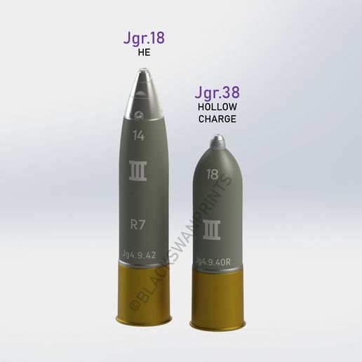 3D file WW2 German 7.5cm le IG 18 Artillery Shell 🧨 ・Template to ...