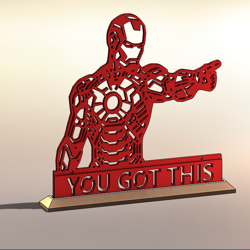 Archivo STL gratis Inspiración Iron Man para mesa o pared 👨 ・Diseño por ...
