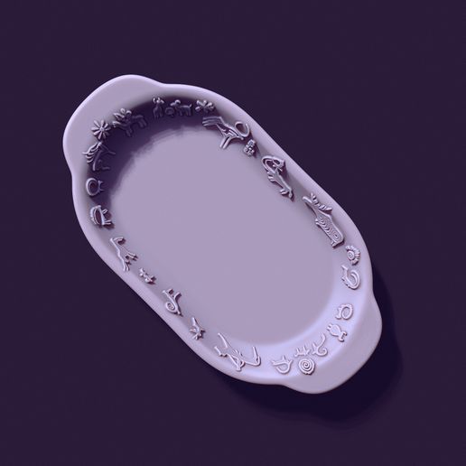 STL file Astau dish for caAstau dish for casting plastersting plaster 🍽 ...