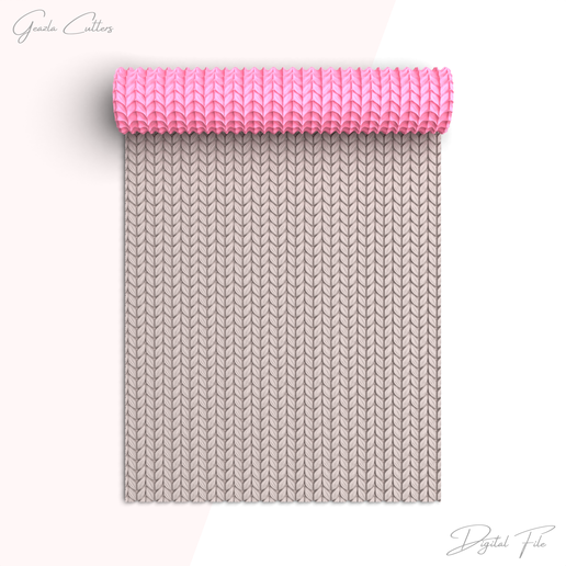 knit texture 3d print