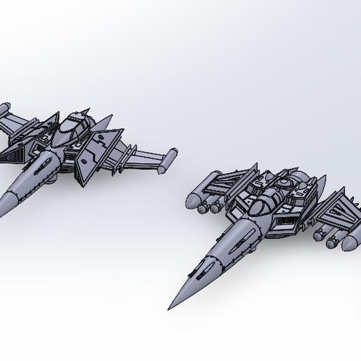 💭 M-Bot Starfighter Skyward・Free STL File for 3D printing・Cults