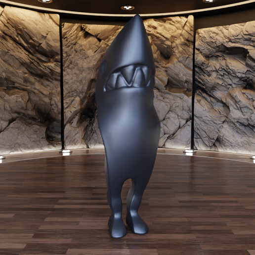 👋 Hello I Am Shark Creature FIgure Fan Art Toy・ STL File for 3D ...