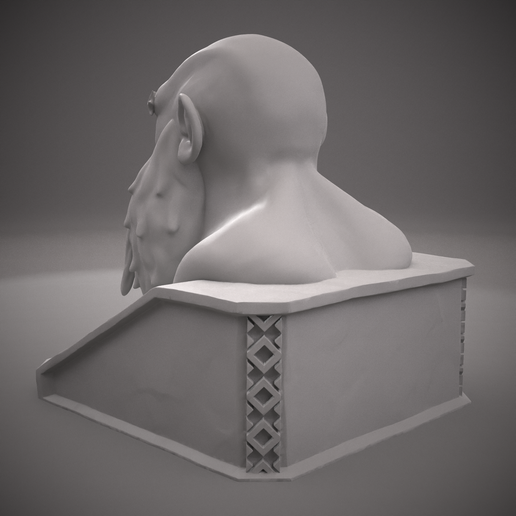 OBJ file Dwarf Bust | 3D Printable 👤 ・3D printable model to download・Cults