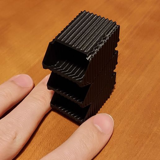 3D printable Fast-Print Stackable Parts Bins / Storage Boxes • made ...