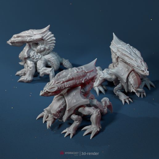 👽 Bio Cannons・ 3D File for 3D printing・Cults