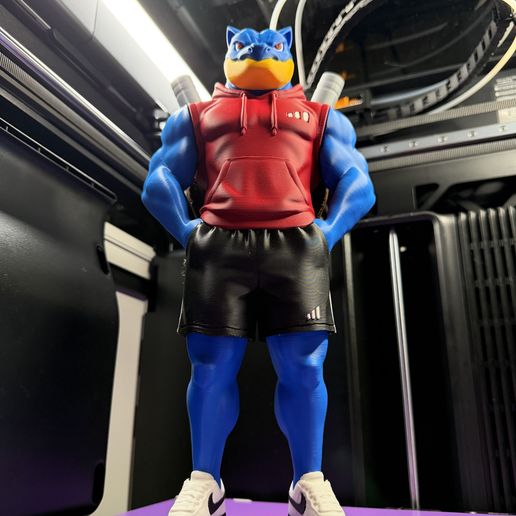 💪 Urban blastoise strong pokemon 3mf・3D Print with the H2D 3D printer・Cults