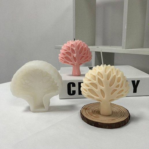 🌳 Tree Candle・ STL File for 3D printing・Cults