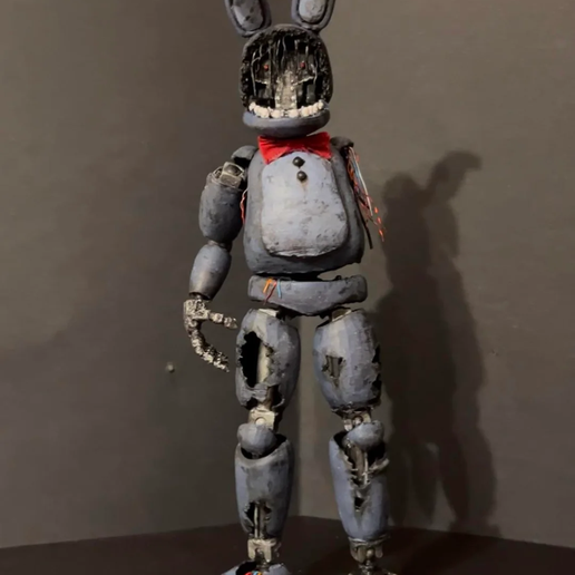 🎨 withered bonnie shells for 1/12 Action figures・ STL File for 3D ...