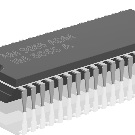 Free OBJ file MICROPROCESSOR 🚗 ・3D print design to download・Cults