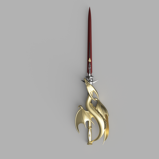 🌹 Red Mage's Wild Rose Rapier・ 3D File for ・Cults
