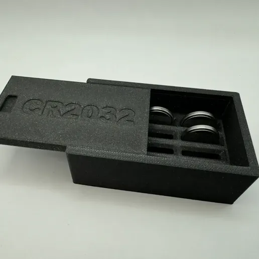 🔋 Sliding lid battery storage boxes・Free 3D File for ・Cults