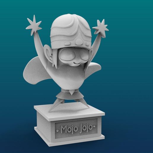 🖨️ Mojo Jojo Cartoon Figure Print – 3D Printer・ 3D File for 3D printing ...