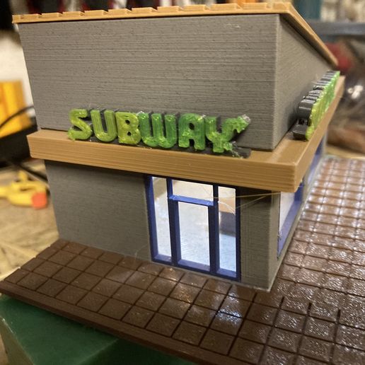 3D print Diecast Hot Wheels Subway diorama, 1/64- V1 • made with ...