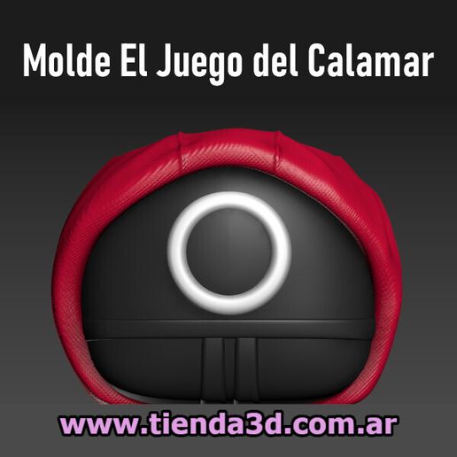 STL file The Squid Game Pot Mold (circle) 🦑 ・Model to download and 3D ...