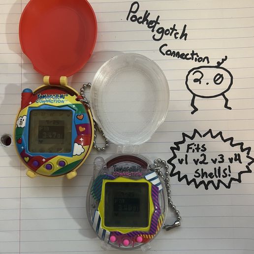 🔌 PocketGotch - Tamagotchi Connection Case (Commercial License Included ...