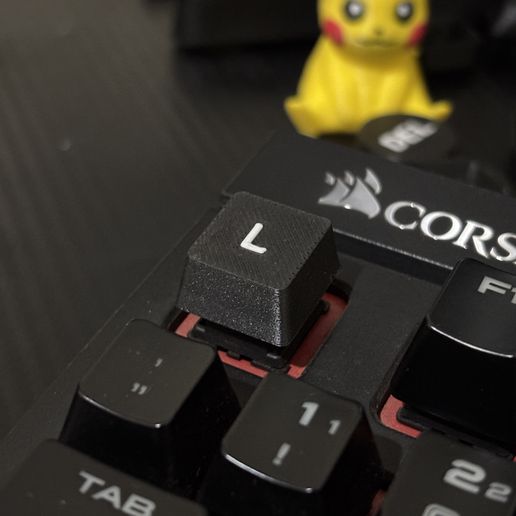 💻 Letra L Keycap - Alfabeto STL para teclados mecânicos (FDM Printable ...