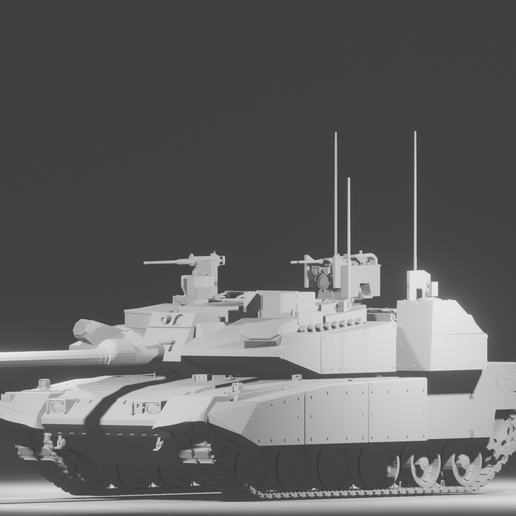 🐆 Norwegian K2NO with APS and Composite add on armor・ 3D File for 3D printing・Cults