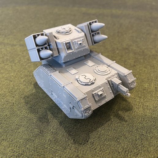 Free STL file FDMTICORE ROCKET SUPPORT TANK FOR GRIMDARK FUTURE HUMAN ...