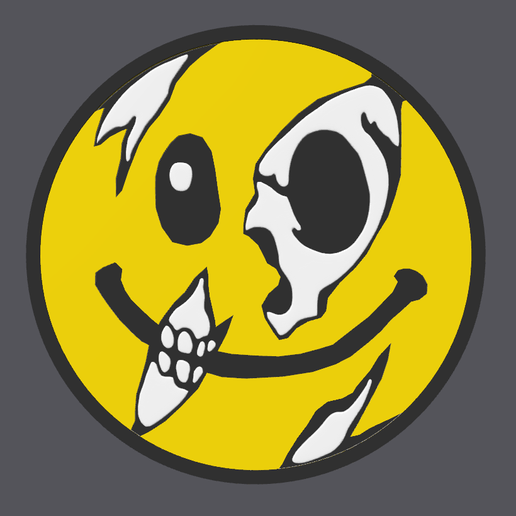 skeleton face logo