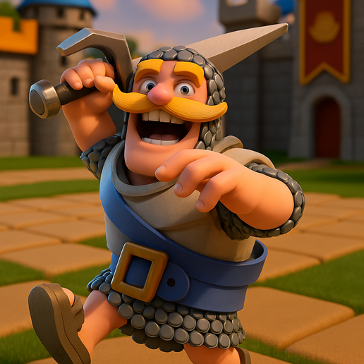 🎲 clash royale - Knight・ STL File for 3D printing・Cults