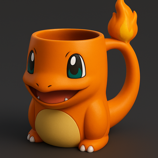 🔥 Charmander 3D Mug - The cutest Pokémon turned collectible mug!・ STL ...