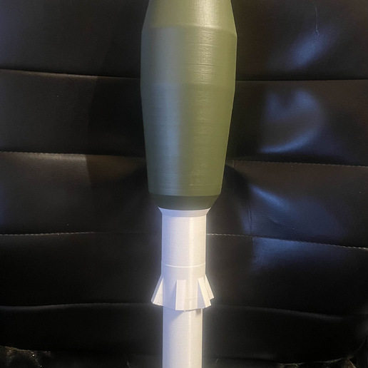 🔫 PG-7L RPG Warhead Airsoft for Tag rounds・ STL File for 3D printing・Cults