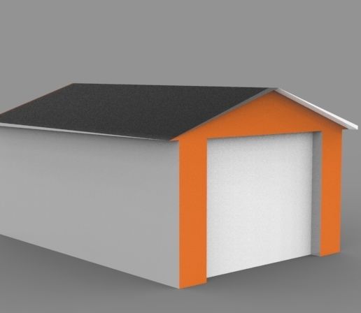 🏠 Simple Garage House・ STL File for 3D printing・Cults