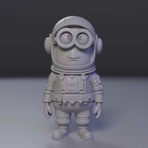👹 Minion Astronaut・ 3D File for 3D printing・Cults