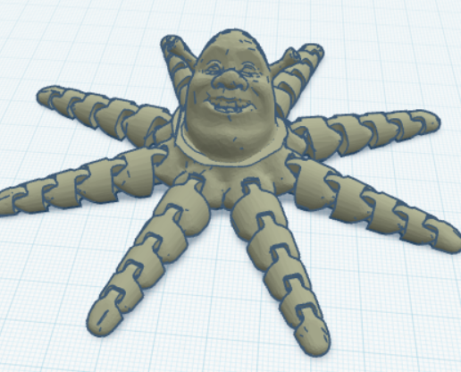 🎨 Shrektopus・ STL File for 3D printing・Cults