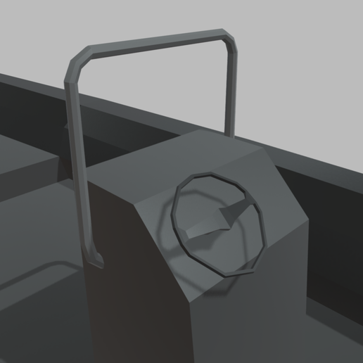 🛥️ Low Poly Boat // Design 02・ STL File for ・Cults