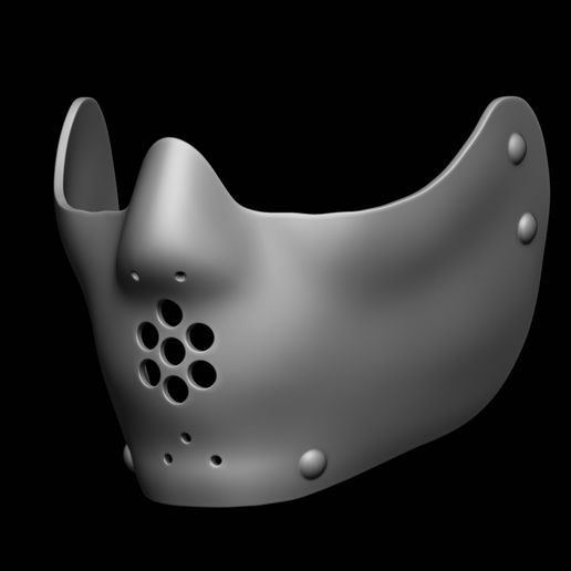 3D file Hannibal Lecter Mask 3d digital download 🎲 ・Design to download ...
