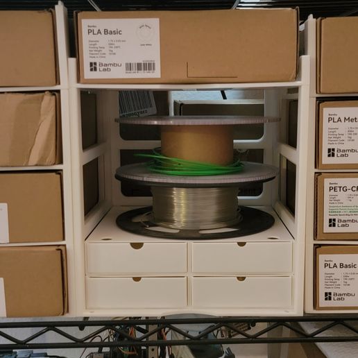 🪢 Modular filament box organizer・Free STL File for ・Cults