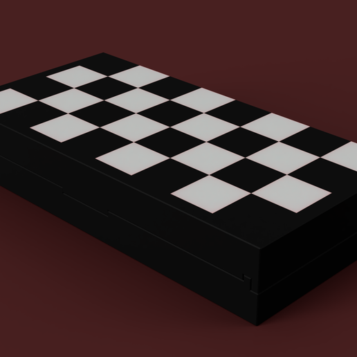 ♟ Checkers Set Print-in-Place・ 3MF File for 3D printing・Cults