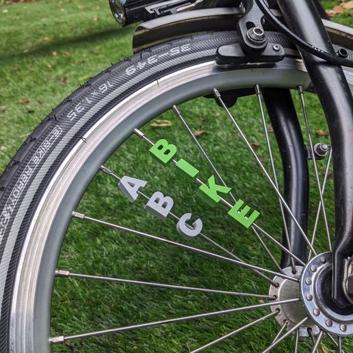 🔢 Bike Spoke Beads - Numbers and symbols pack・ 3D File for 3D printing・Cults