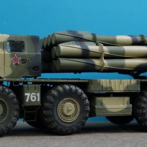 🌪️ MAZ 300 16 scale BM-30 tornado launcher・ STL File for 3D printing・Cults