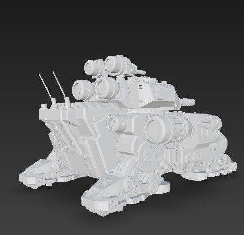 🪖 3D Printable Iron Oath 'Goliath' Heavy Assault Tank – Futuristic ...