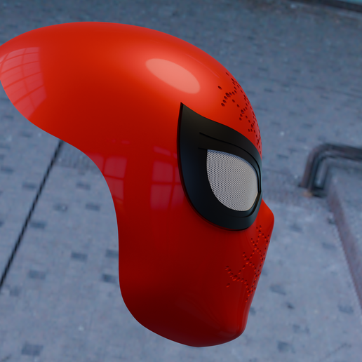 3D file Classic Friendly Spider-Man Faceshell File 📁 ・3D printable model to download・Cults