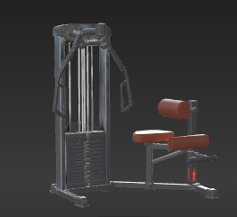 🎨 Detailed Gym Equipment 3D Model - Fitness Machine for Printing ...