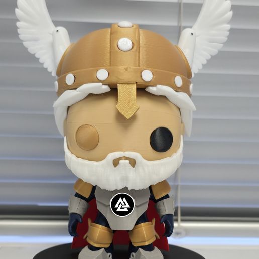 STL file Odin - God of War Chibi 🗿 (3MF)・3D printer model to download・Cults