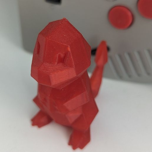 3D printed Low-Poly Charmander • made with Bambulab P1S・Cults