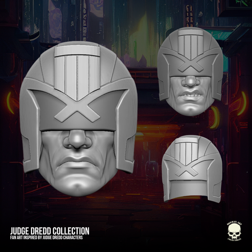 🧑‍⚖️ Judge Dredd fan art 3D printable file for action figures・ STL File ...