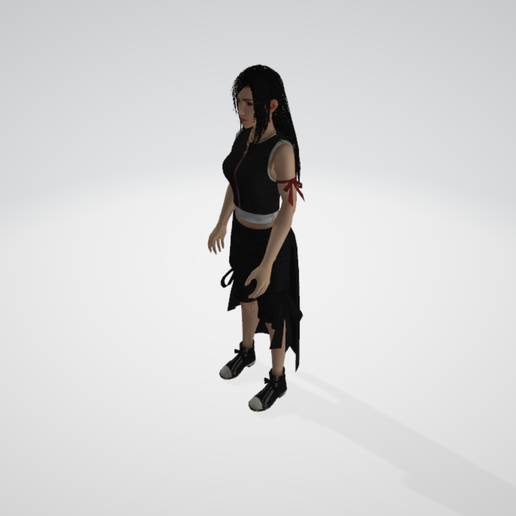 🎨 Tifa Lockhart from Final Fantasy 3D model・ STL File for 3D printing・Cults